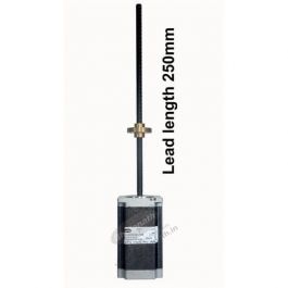 25 kg cm CAPTIVE LINEAR ACTUATOR STEPPER MOTOR (3 Amp Motor) PITCH ...