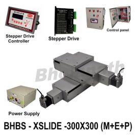 LINEAR XY HEAVY LOAD BALL SCREW SLIDES 300X300 MM WITH STEPPER MOTORS ...