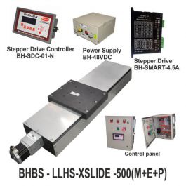 LIGHT LOAD HIGH SPEED LINEAR BALL SCREW SLIDE 500 MM WITH STEPPER MOTOR ...