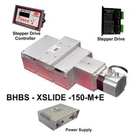 HEAVY LOAD LINEAR BALL SCREW SLIDE 150 MM WITH STEPPER MOTOR, STEPPER ...