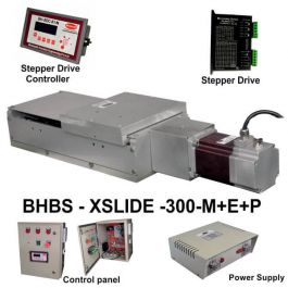 HEAVY LOAD LINEAR BALL SCREW SLIDE 300 MM WITH STEPPER MOTOR, STEPPER ...